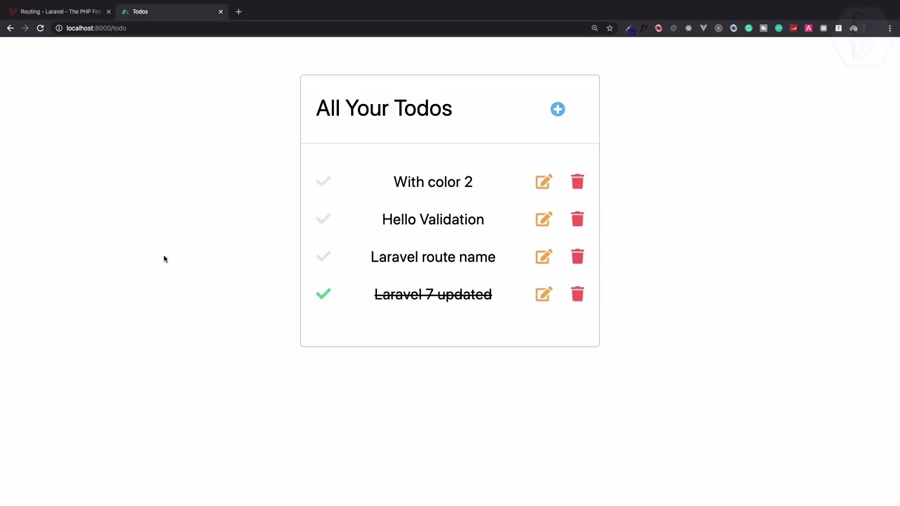 36 Laravel 7 For Beginner Todo List Mini Project 18 One To Many Relationship