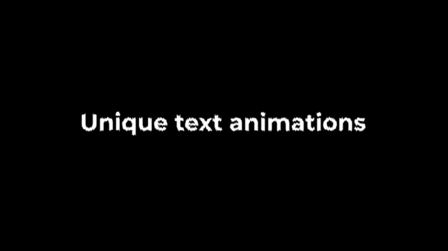 Distortion Text Animations