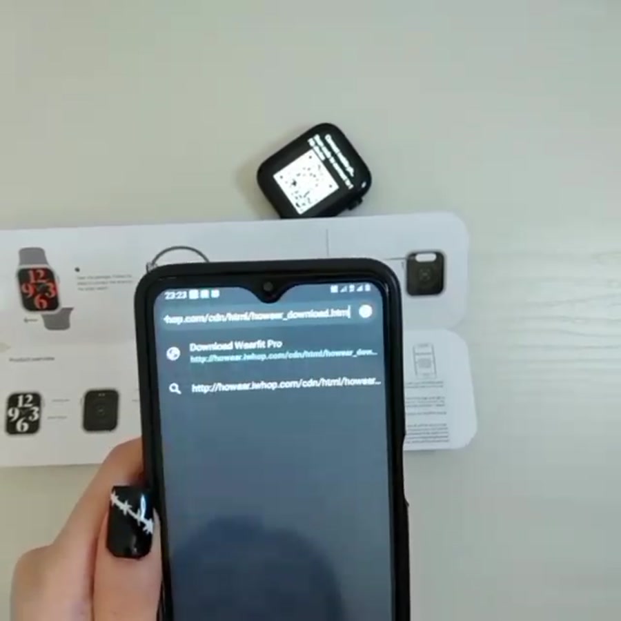 آموزش متصل شدن ساعت m16 plus به گوشی