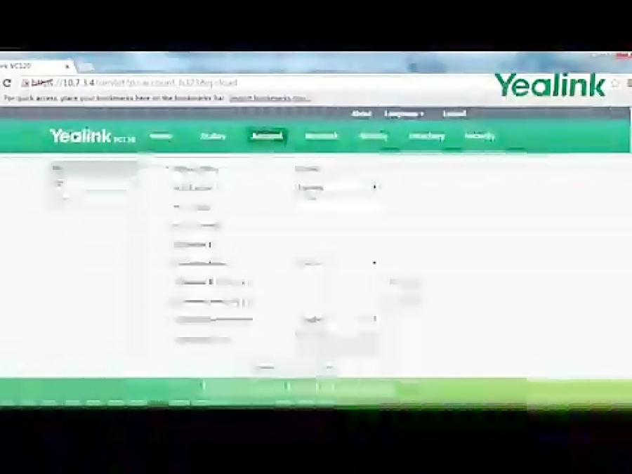 چگونهvcs(سیستم ویدئو کنفرانس یلینک) را تنظیم کنیم؟