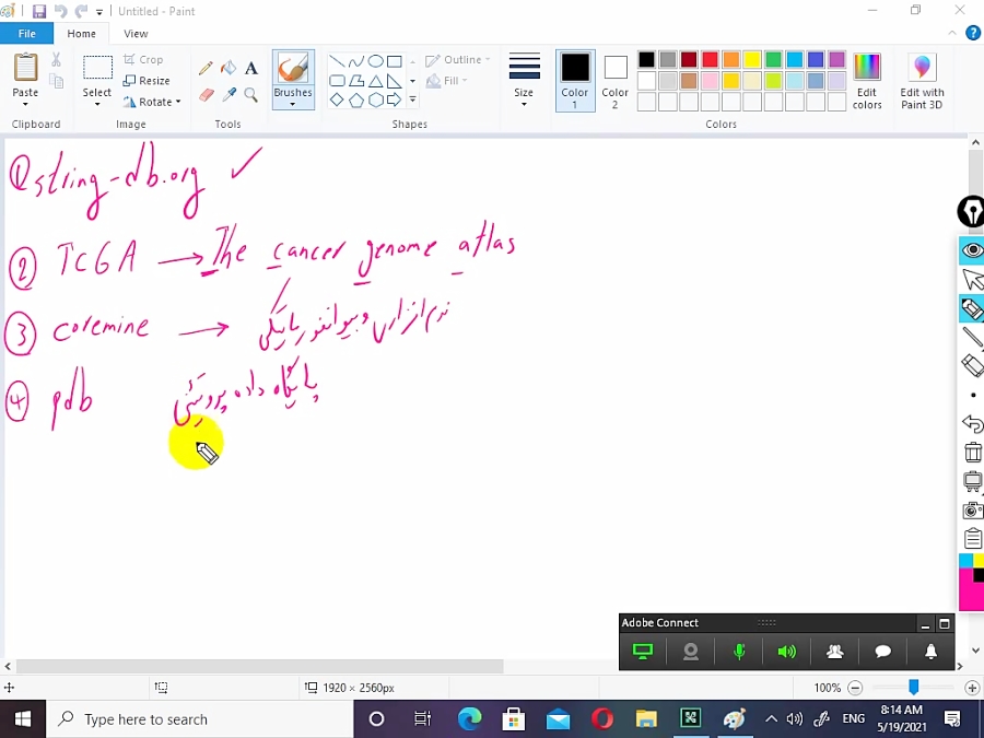 آشنایی با وب سایت بیوانفورماتیک - پروتینی stringdb