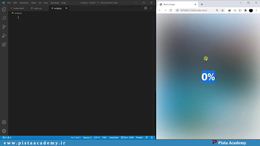 آموزش HTML,CSS,Javascript - پروژه شماره 5 - جلسه دوم