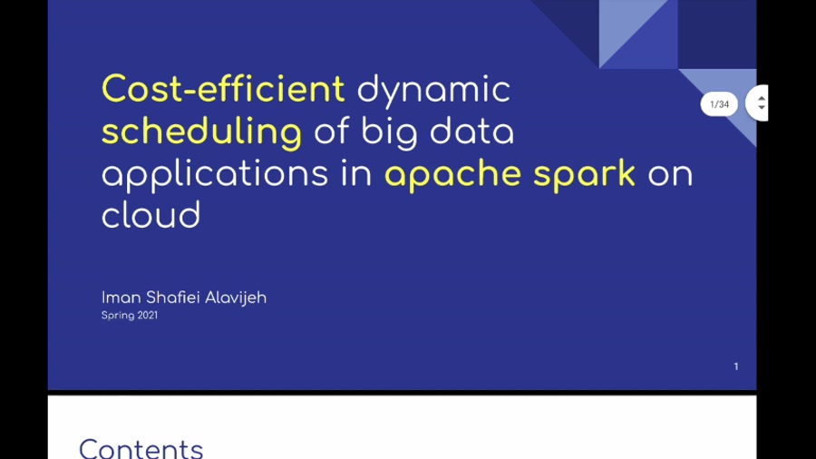 Cost-efficient dynamic scheduling of big data applications in apache spark