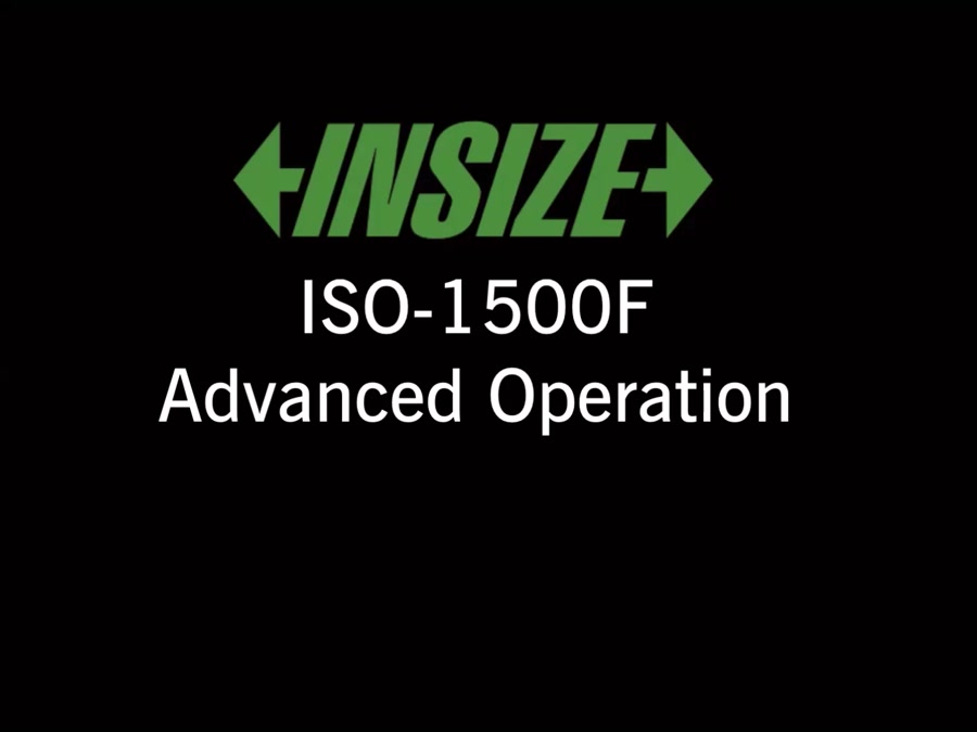 ISO-1500F Advanced Operation