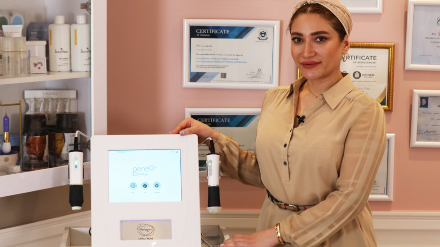 آموزش دستگاه پلاژن سه هندپیس Pollogen توسط سرکار خانم گلمیس میانجی ...