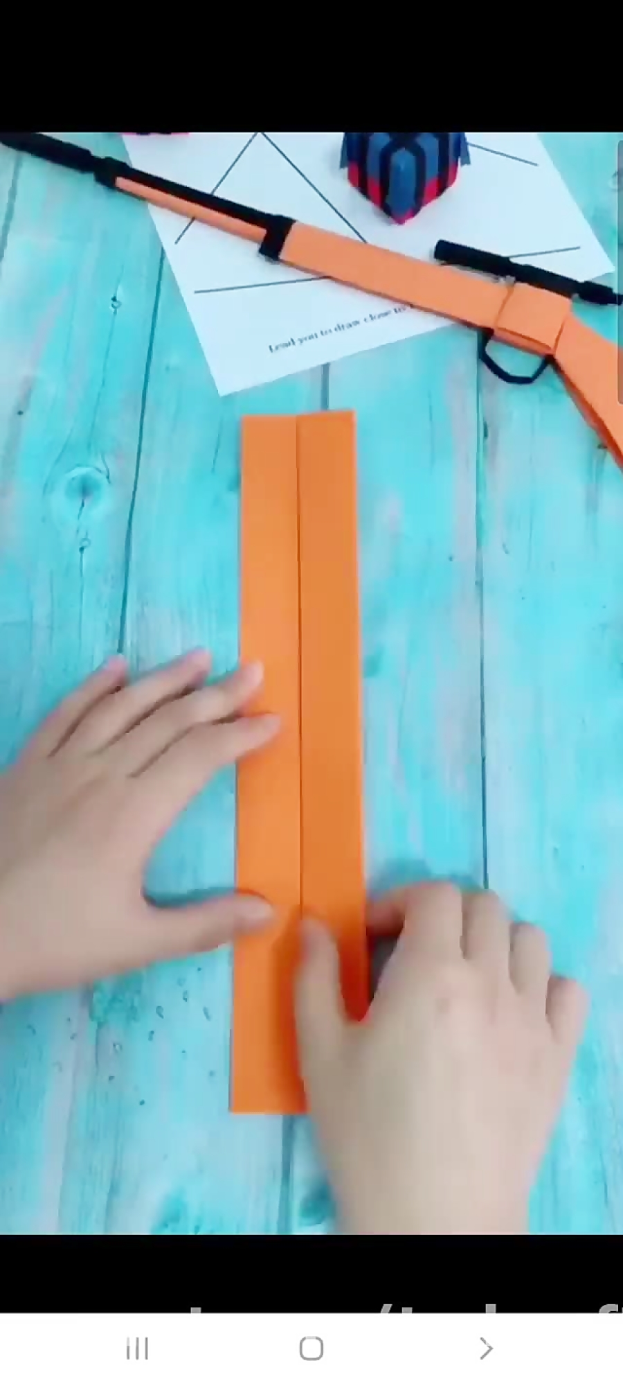 ساخت ماکت تفنگ با کاغذ