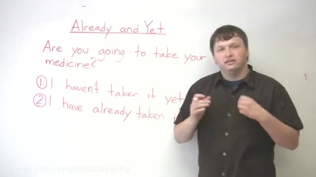 English Grammar – Using ALREADY - YET