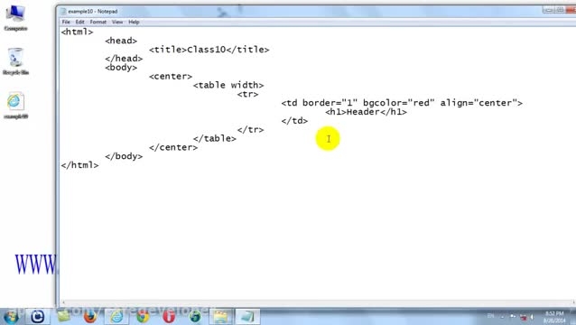 آموزش Html و Html5: قسمت 10 بخش پنجم
