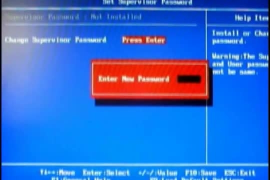 تنظیمات صفحه بایوس