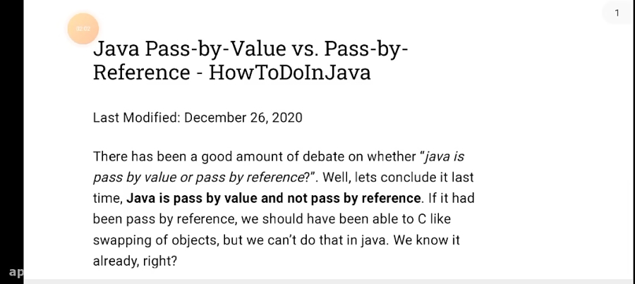 جاوا جلسه ۷۷ ام byVal یا byRef