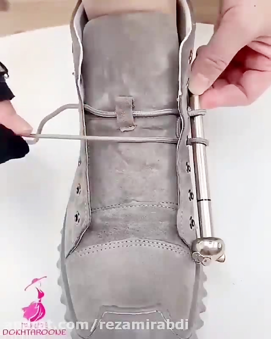 بستن بند کتونی شیک پوش باش