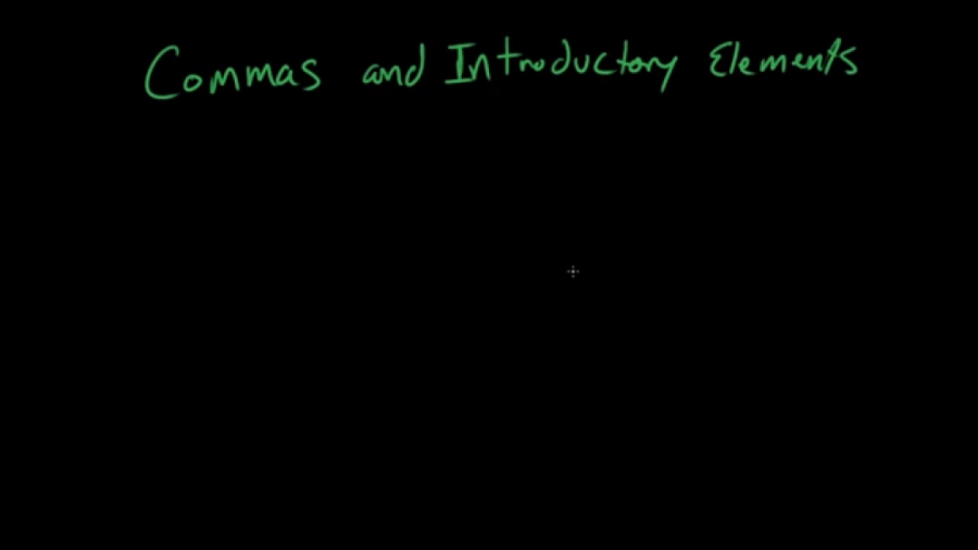 Commas and introductory elements _ Punctuation _ Grammar