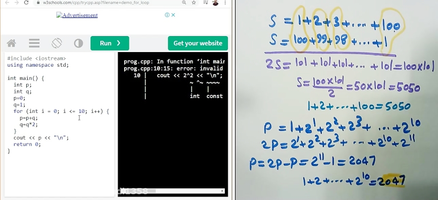 برنامه سازی پیشرفته با C پلاس پلاس قسمت 5 - حلقه for