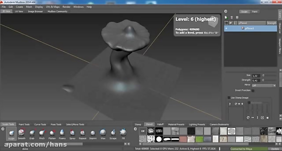 Tutorial Vector Displacement Map en Maya
