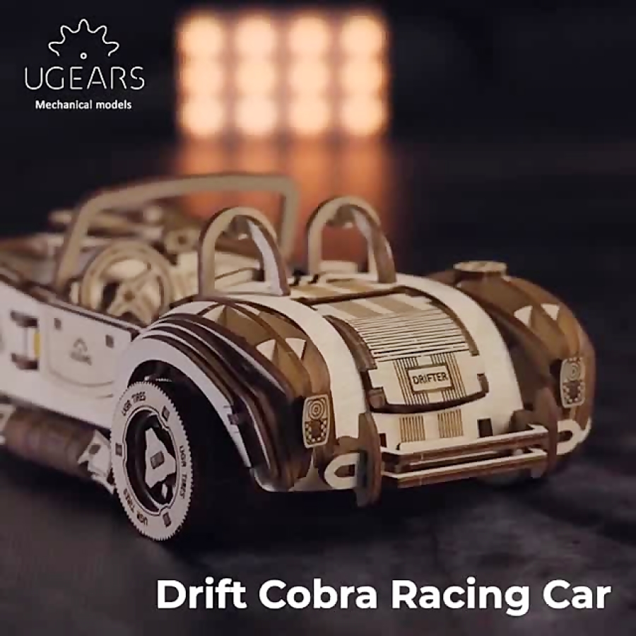 پازل ماشین UGEARS مدل Drift cobra racing car