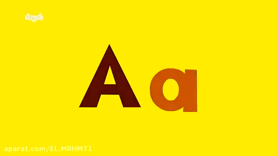 Letter Aa little fox