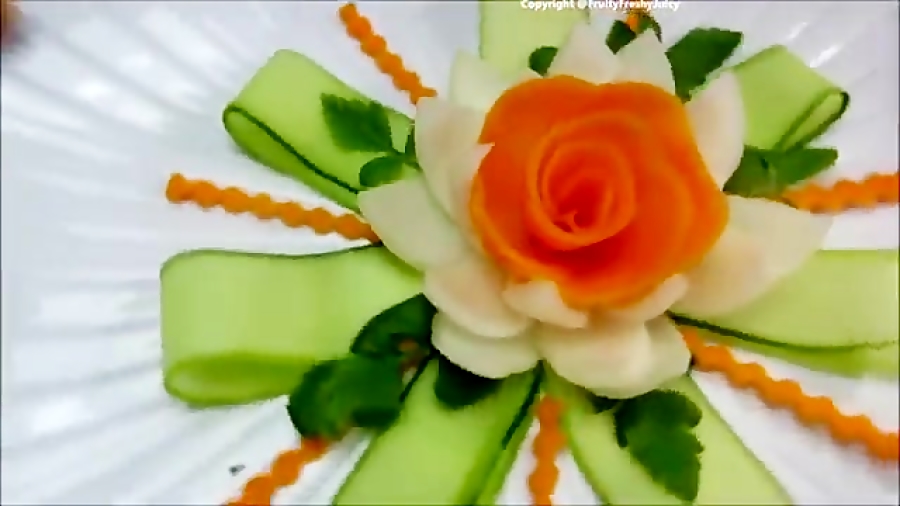 تزیین سفره آرایی آموزش میوه آرایی شب چله