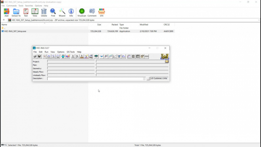 آموزش نصب نرم افزار هک رس (HEC-RAS)