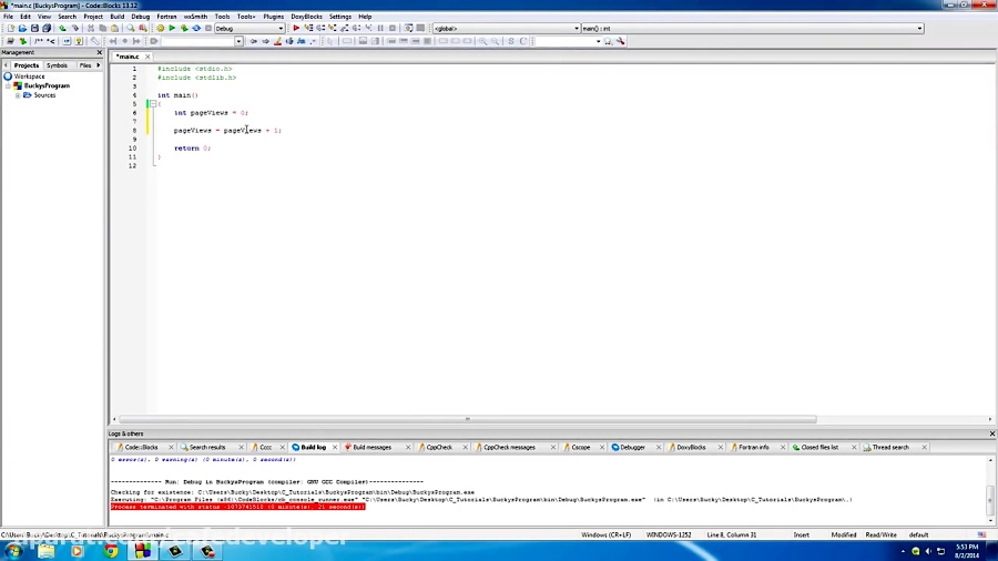 آموزش زبان برنامه نویسی C: قسمت 15