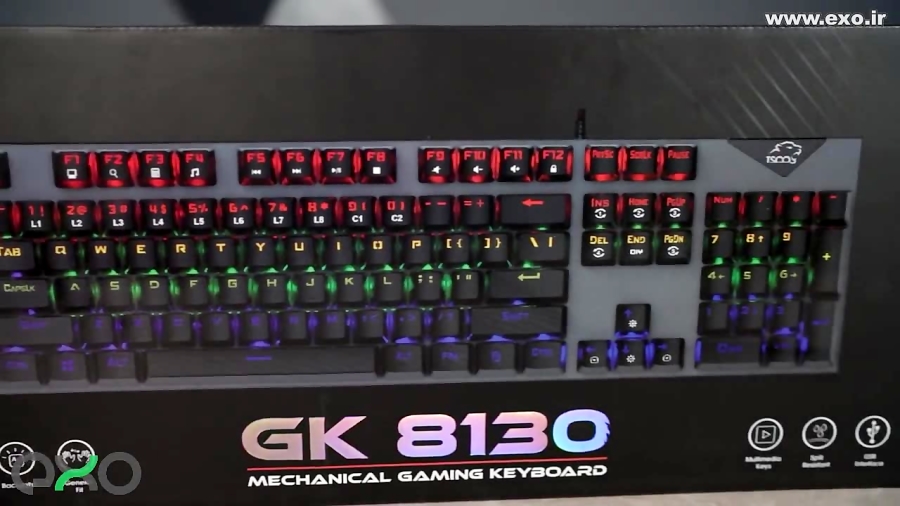 معرفی کیبورد گیمینگ TSCO GK 8130