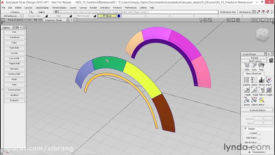 Alias Design ۳8-04_15-Freeform Blend