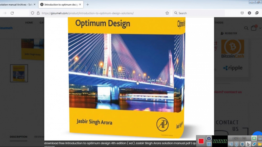 Introduction to optimum design 4th edition Arora solution manual pdf answer