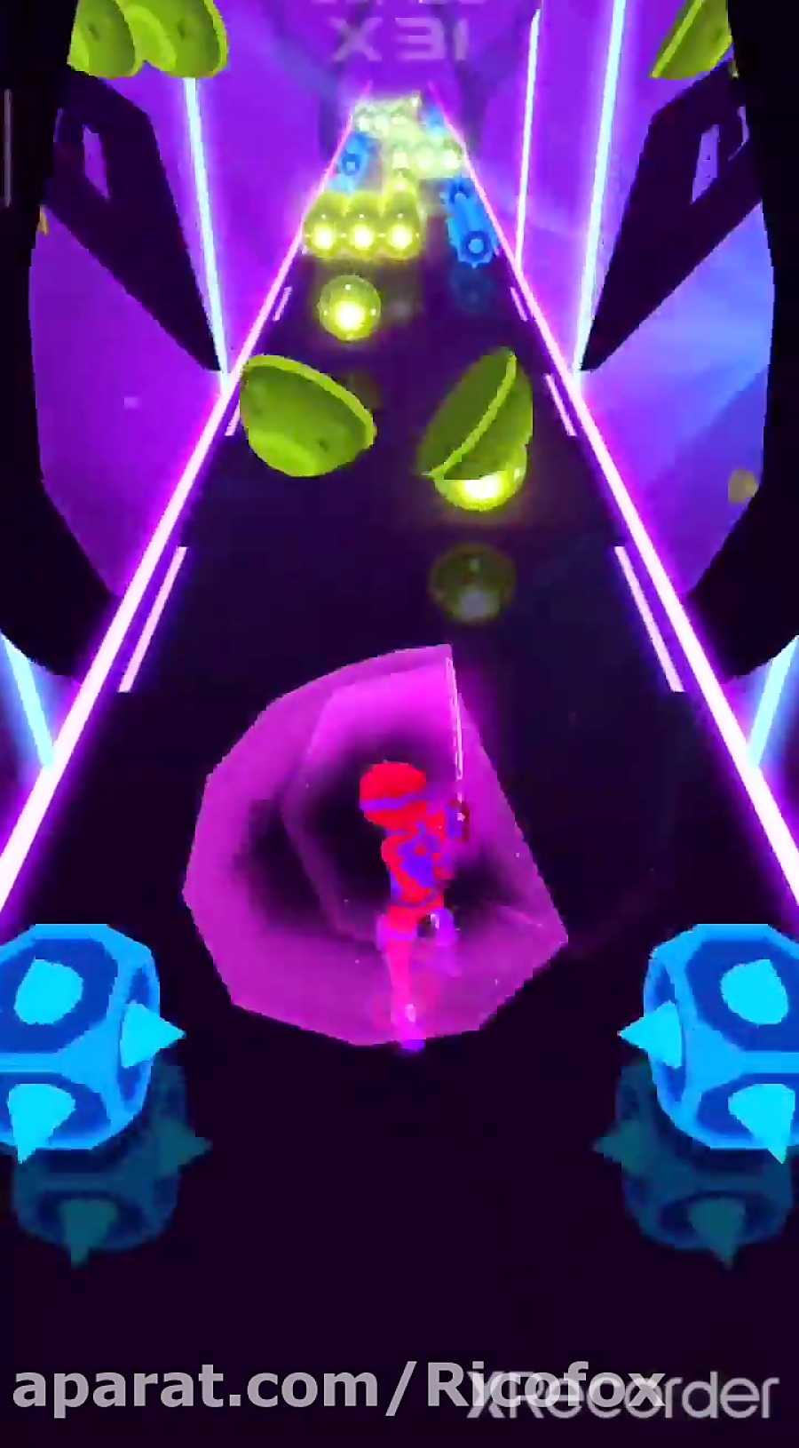 گیم پلی بازی beat blader 3D : dash and slash