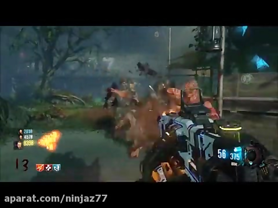 گیم پلی آنلاین بازی بلک آپس 3 زامبی Bo3 Zombie