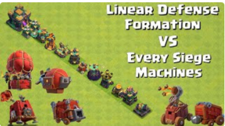 دفاع خطی در مقابل ماشین محاصره |Linear Defense Formation vs Every Siege ...