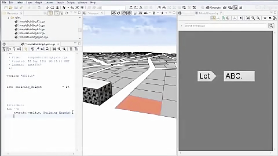 آموزش CityEngine Tutorial: Basic Shape Grammar