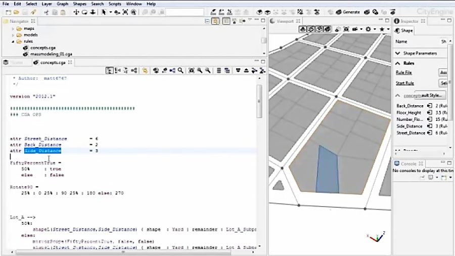 آموزش CityEngine Tutorial: Mass Modeling