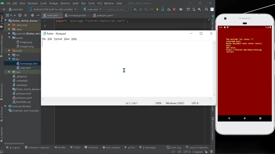 Flutter Side Drawer UI Kit Speed Code Tutorials
