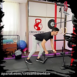 آموزش کراسفیت - حرکت Burpee Jump Over DB