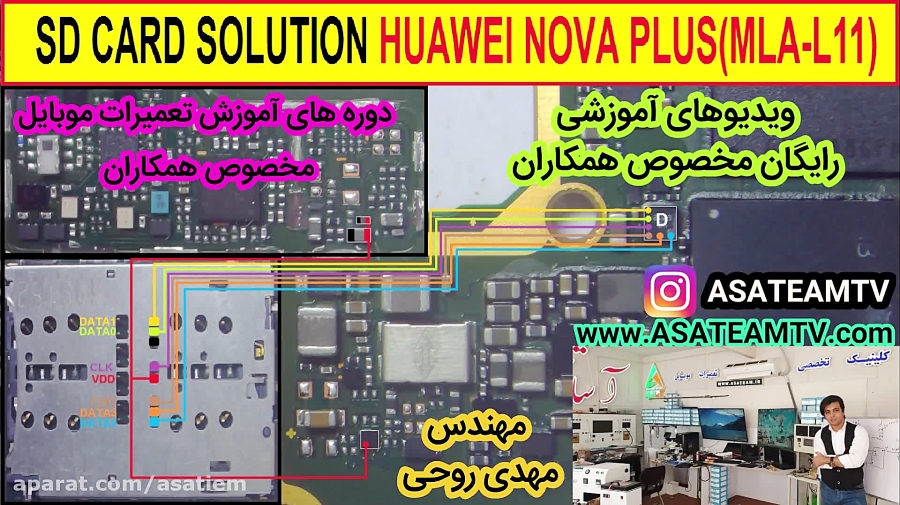 سلوشن مسیر MLA-L11 - مهندس روحی SD CARD WAY MLA-L11