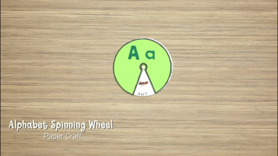 How to make an ALPHABET SPINNING WHEEL - Paper Craft - Fast-n-Easy ...