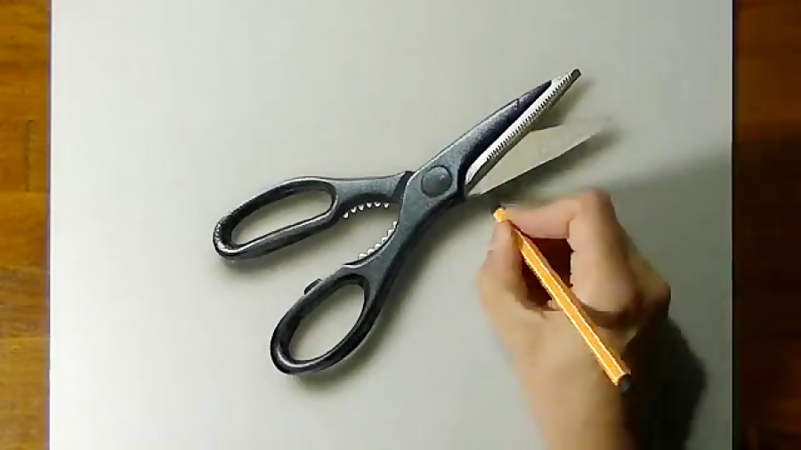 Scissor :Drawing_painting so much beauty and realistic