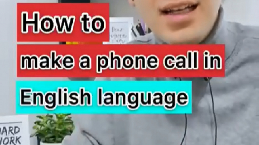 How to make a phone call in English