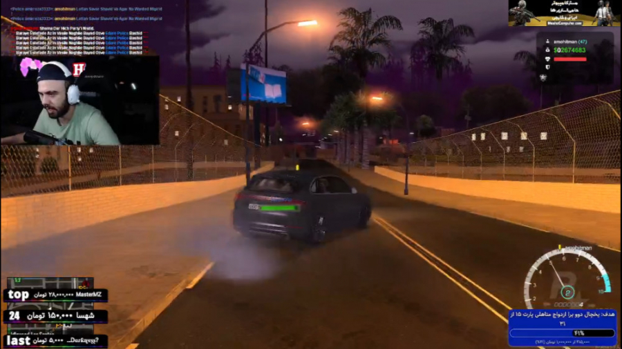 بازی جی تی ای آنلاین سن اندرس MTA جی تی ای/جی تی ای وی/جی تی ای5/GTA/GTAV