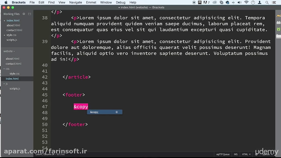 دانلود آموزش بسیار ساده HTML و CSS...