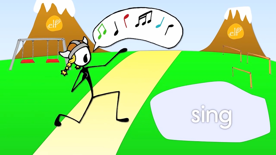 Action verbs by ELF kids