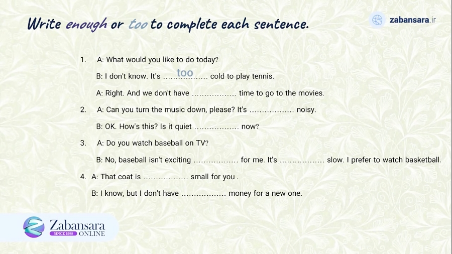 Grammar Practice - Four Corners 2