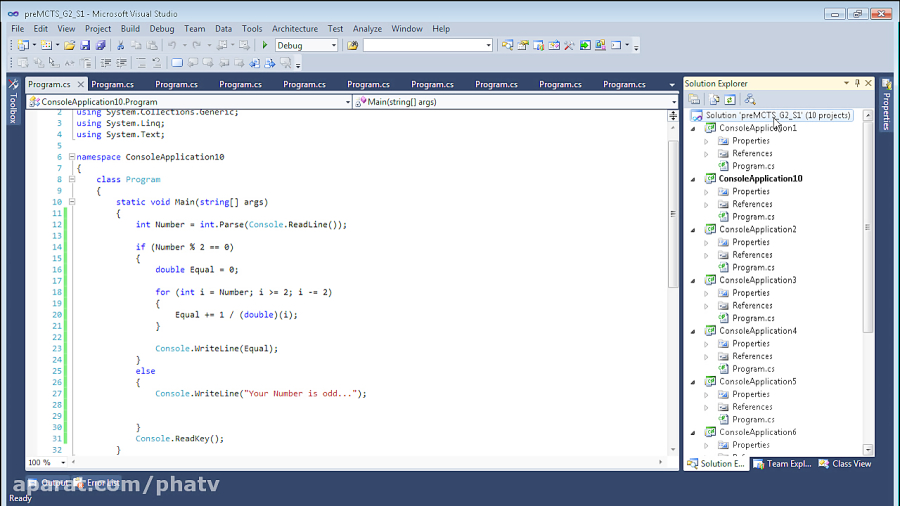 مفاهیم برنامه نویسی C# قسمت دوازدهم با اجرای شروین سوری