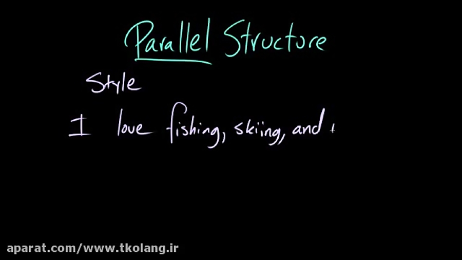 Parallel structure _ Syntax