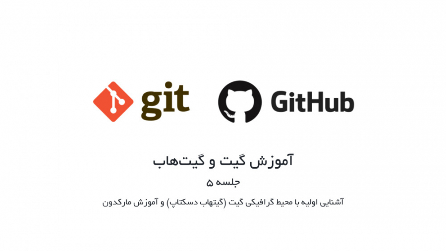 Git Github Tutorial Part 05 Github Desktop Markdown آموزش گیت و 2305