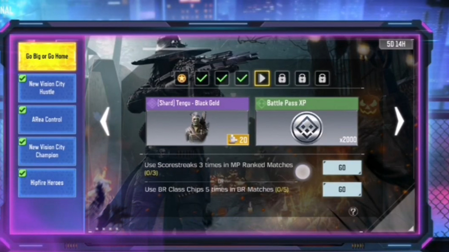 Call Of Duty Mobile Use Scorestreaks 3 times in MP Ranked Matches Task ...
