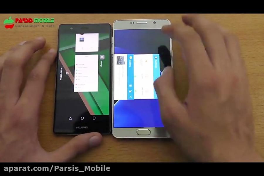 بررسی هوآوی p9 , سامسونگ Note 5