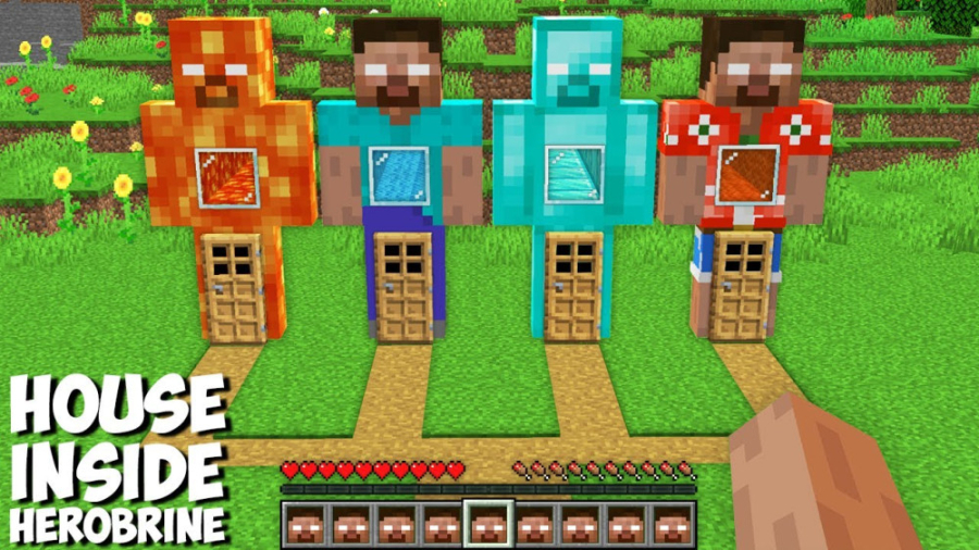هیروبراین های جدید در ماینکرفت ماینکرفت ماین کرافت ماین کرفت Minecraft