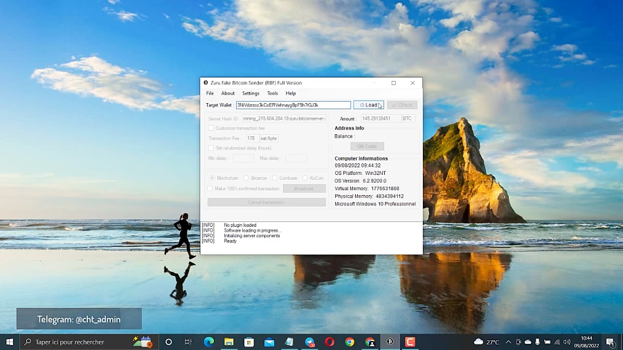 Bitcoin Fake Transaction | Zuru Fake Bitcoin Sender | October 2022