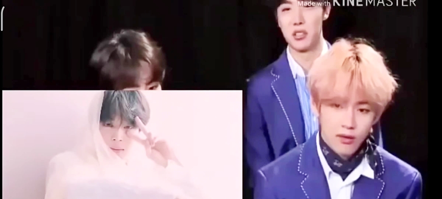 ریکشن BTS به فیلم عروسی ی جیمین و رزی