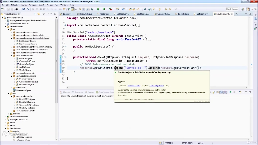 دوره ساخت وب سایت با JSP ، Java Servlet و Hibernate / فصل 21 از 44 / قسمت 2 از 6